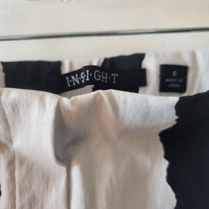 Insight | Pants & Jumpsuits | Chic Black And White Patterned Pants ...